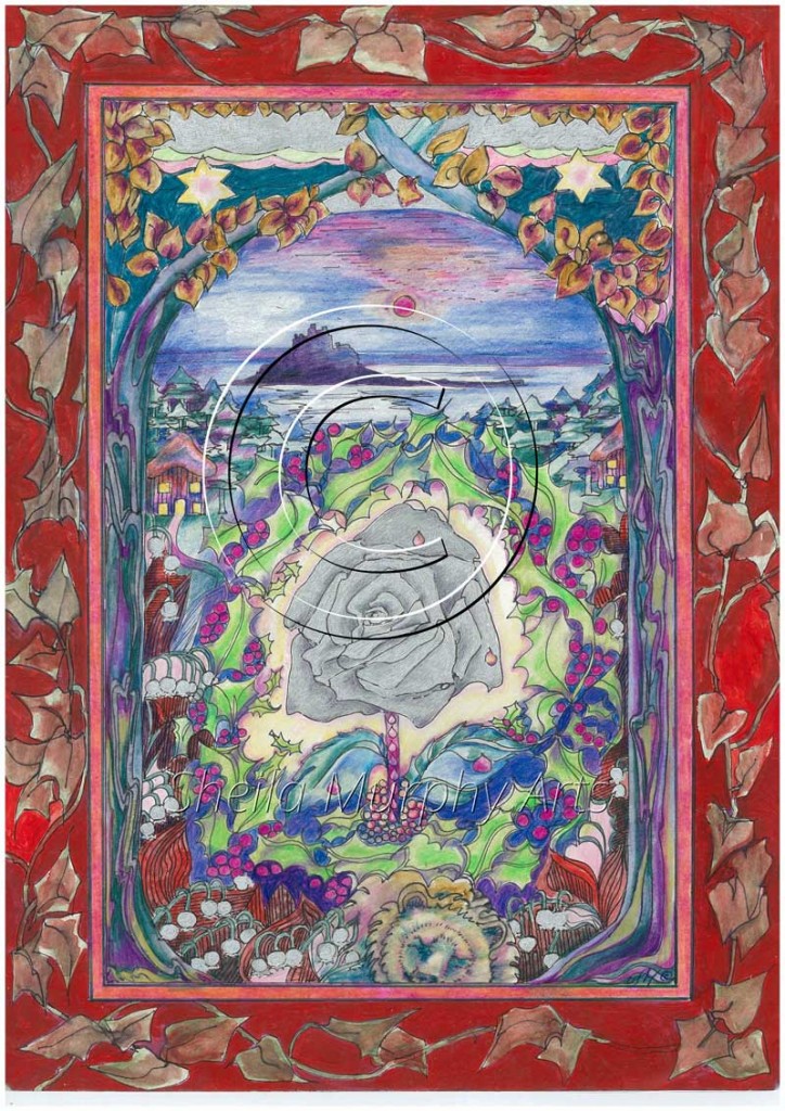 Blessings from the Heart Of The Rose ORACLE CARDS - Sheila Murphy Arts